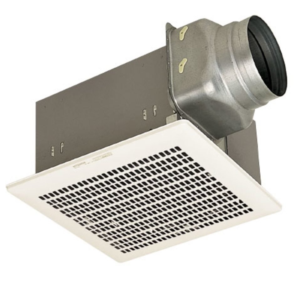 Mitsubishi VD-20Z Ducted Exhaust Ventilation Fan with Stylish White ...